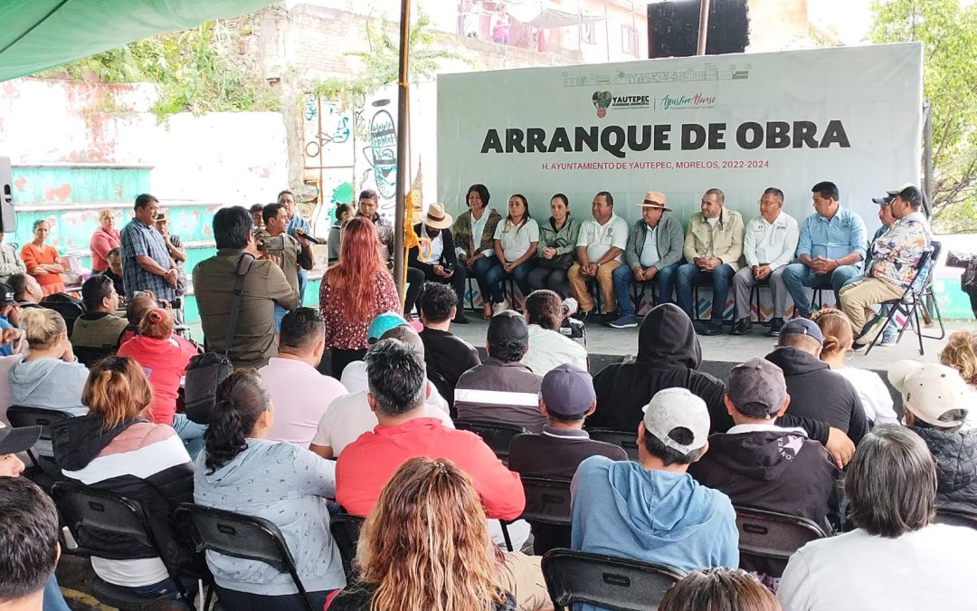 Continúa Agustín Alonso iniciando obras en Yautepec - H. Congreso del ...